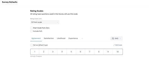 Survey Rating Scale Examples Survey Rating Scale Examples
