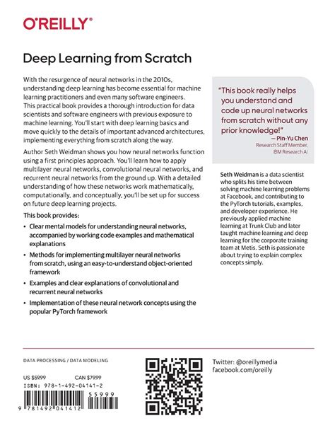 Mua Deep Learning From Scratch Building With Python From First Principles Deep Learning From