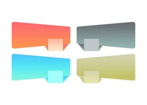 Modern Infographic Labels Colorful Design Infographic Lables Graphic