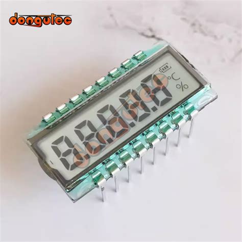 PIN HTN Positive Digits Segment LCD Panel Temperature Humidity Screen V Without Backlight