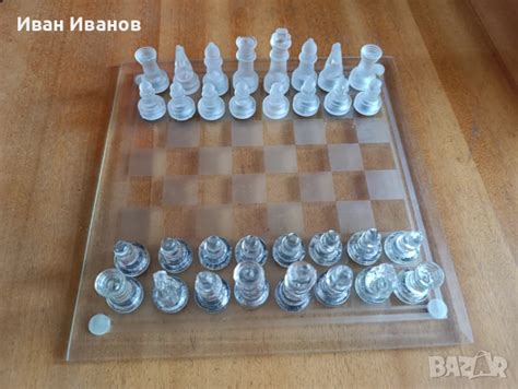 Стъклен шах в Шах и табла в гр Добрич Id50620434 Bazar Bg