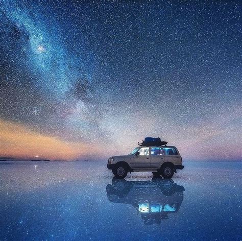 Iridescent Sky Phenomenon Salar De Uyuni Night Photography Uyuni
