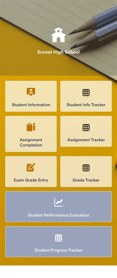 Assignment Tracking App Template Jotform