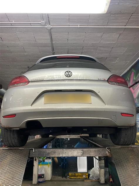 Vw Scirocco Mk3 Custom Built Stainless Exhaust System Fitted £450 00 Picclick Uk