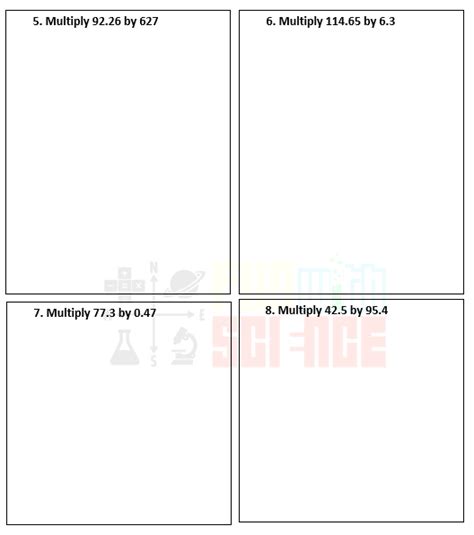 MULTIPLY DECIMAL NUMBERS Fun With Science