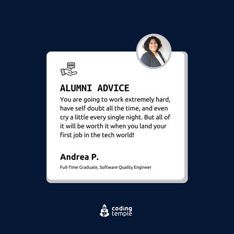 Coding Temple Introducing Andrea To The Alumniadvice