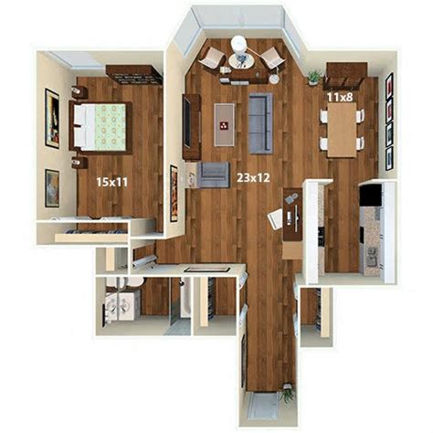 Floor Plans Of Key Towers In Alexandria Va
