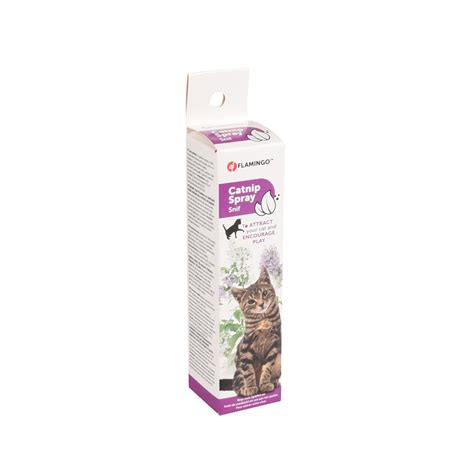 Atractant Spray Pentru Pisici Cu Iarba Matei Flamingo 60ml Biotur