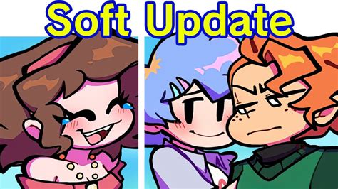 Friday Night Funkin Gf Loses Bf To Pico And Dates Senpai Soft Mod V2 Cutscenes Fnf Mod Soft