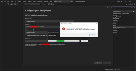 Activity Creator Error A Problem Was Encountered Creating The Sub