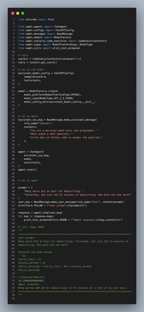 📣 Weve Added Code Interpreter As A Tool Within The 🐫 Camel Framework