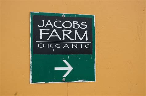 Jacobs Farm Organic Sign