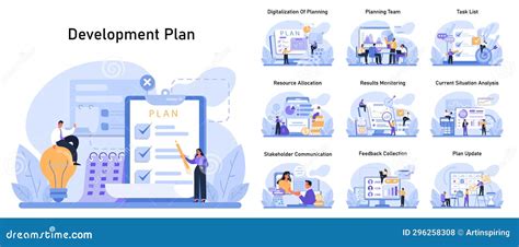 Collaboration Task Line Icons Collection Synergy Coordination Partnership Teamwork