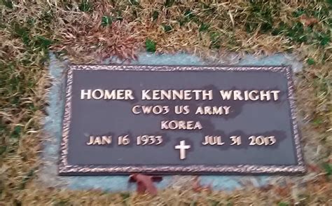 Homer Kenneth Wright 1933 2016 Find A Grave Memorial