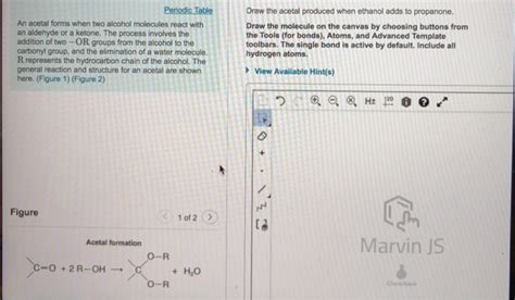 Periodic Table Draw The Acetal Produced When Ethanol