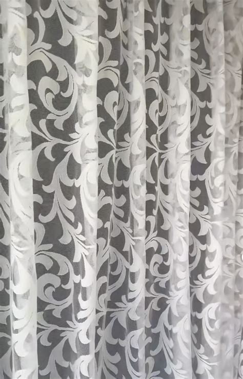 Тюль білий жакард із ламбрекеном Klara купити за найкращою ціною в Хмельницькому від компанії