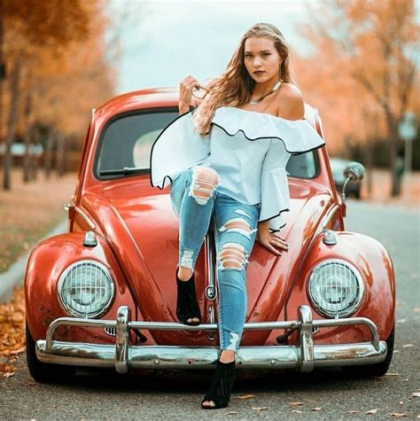 Pin On Volkswagen Vw Beetle Classic Vintage Volkswagen Beetle Girl