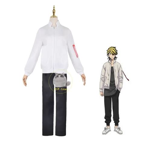 Anime Kazutora Hanemiya Tokyo Revengers Cosplay Costumes Coat Jacket Pants Valhalla Uniform