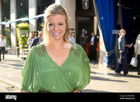 Munich Germany 28th June 2023 Presenter Nina Eichinger Stands In