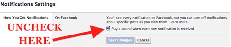 Facebook S Notifications Settings