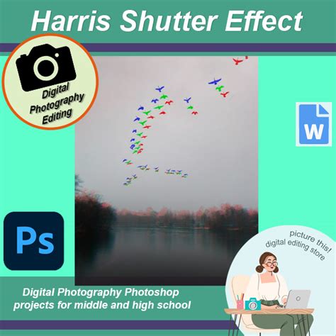 Harris Shutter Effect Photoshop Lesson High School Digital Photography Made By Teachers