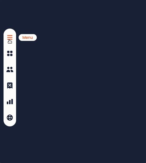 Vertical Menubar With Icon And Hover Effect Css Geekboots