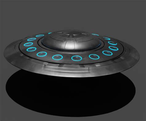 Artstation Flying Saucer Game Assets