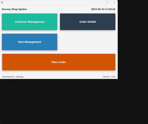 Kaligu Jayanath On Linkedin 😎 Grocery Shop System Project Tech Stack Javafx Mevan Oop Layered