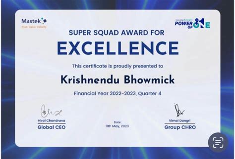 I Am Very Happy To Announce That I Received The Super Squad Award For