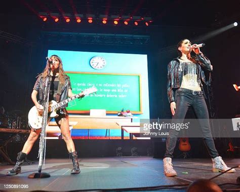 Hanna Nicole And Ashley Grace Of Haash Performs Live On Stage During