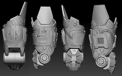 Fallout Tactics Power Armor WIP By Hunaji ZBrushCentral