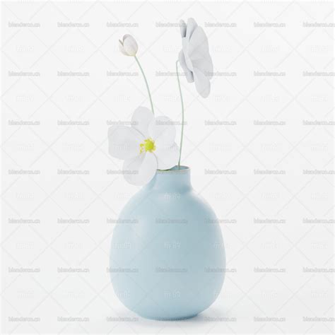 Blender花瓶模型 Blender布的203 Blender布的