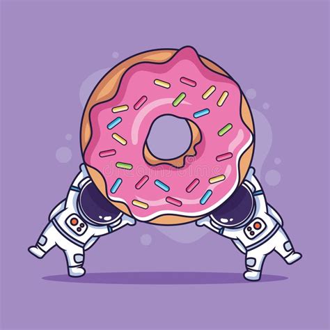 Cute Cartoon Characters With Burgers Vector Illustration Stock Vector