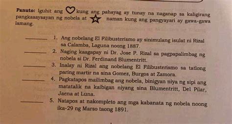 Panuto Iguhit Ang Qquad Kung Ang Pahayag Ay StudyX