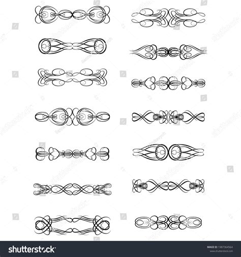 Set Vector Graphic Elements Design Stock Vector Royalty Free
