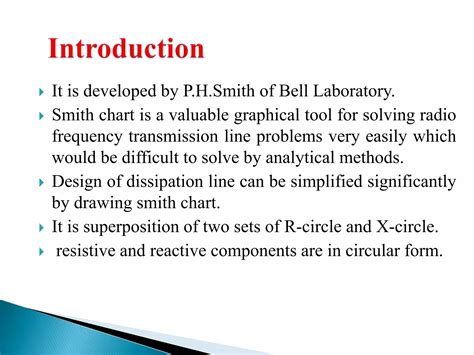 Ec6503 Tlwg Properties Of Smith Chart Pptx