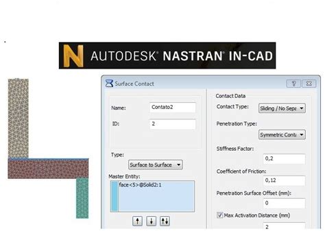 Surface Contacts Autodesk Nastran In Cad