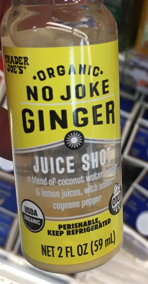 Trader Joes Ginger Shot Organic Trader Joes Reviews