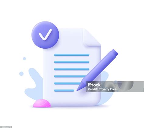 복사 쓰기 아이콘 창의적인 글쓰기와 스토리텔링 교육 개념 교육 개념을 작성합니다 3d 벡터 그림입니다 3차원 형태에 대한 스톡 벡터 아트 및 기타 이미지 Istock