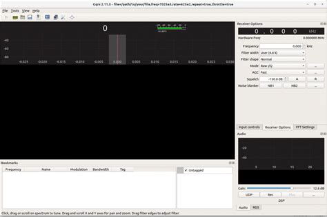 How To Play An RRI Raw IQ File On Gqrx HamSCI