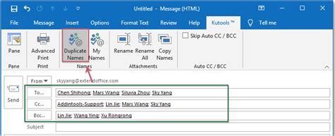 Quickly Remove All Duplicate Recipients From Toccbcc Fields In Outlook