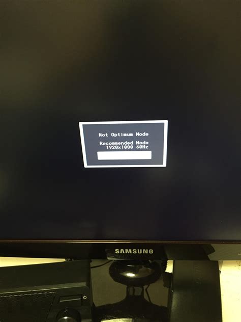 How To Deal With A Samsung Monitor Error That Is Not In Optimal Mode Windows Diary
