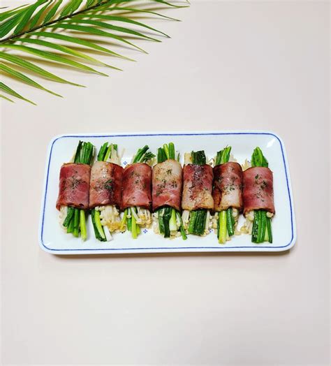 팽이버섯베이컨말이