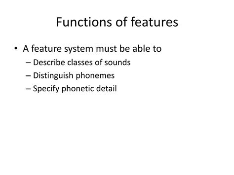 Solution Phonological Features Studypool