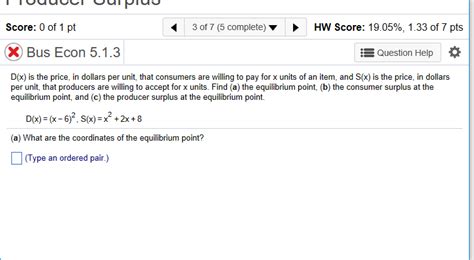 Solved Score 0 Of 1 Pt 3 Of 7 5 Complete Hw Score