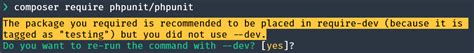 让 Composer 建议将开发包放到 Require Dev 日思录