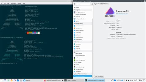 Screen Neofetch See Arch System Settings Sees EndeavourOS EndeavourOS Installation EndeavourOS