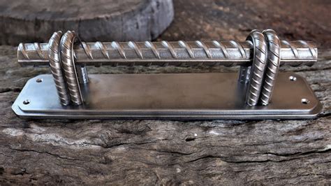 I Make A Large Rebar Industrial Style Handle Door Pull Handle 325mm