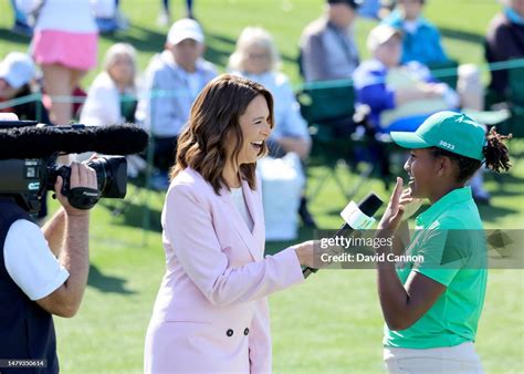 Maya Palanza Gaudin Of The United States Is Interviewed By Cara Banks