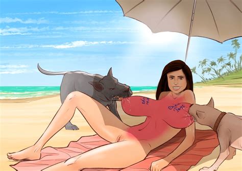 Rule 34 Breast Bite Breast Biting Breasts Canid Canid On Humanoid